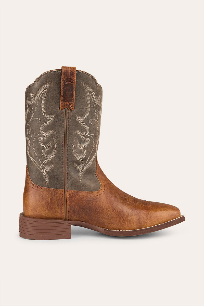 Wilko Boot - Grey / Brown – Ringers Western