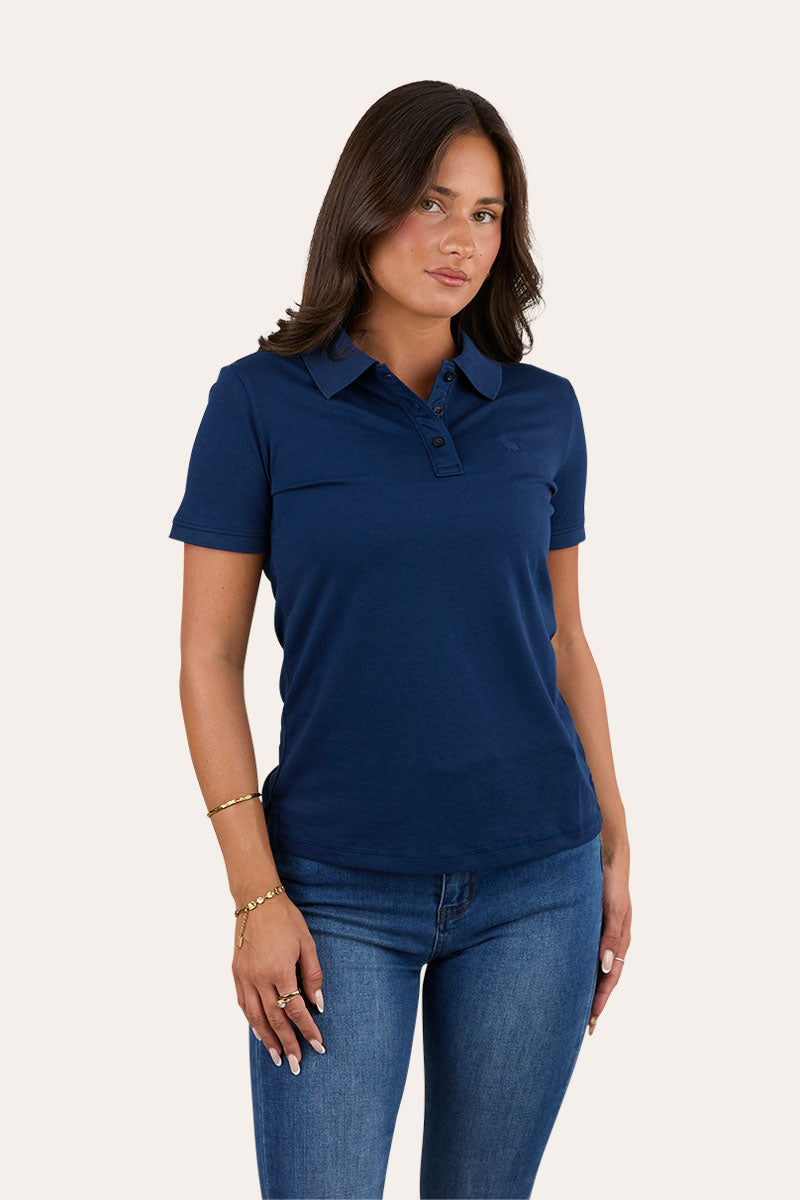 Tech Womens Polo - Navy – Ringers Western
