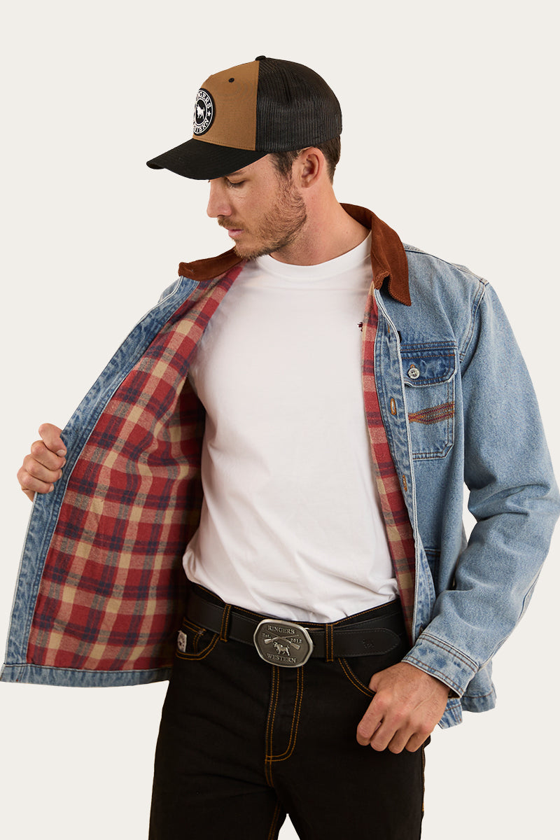 Bellbrae Mens Overshirt - Light Wash Blue – Ringers Western