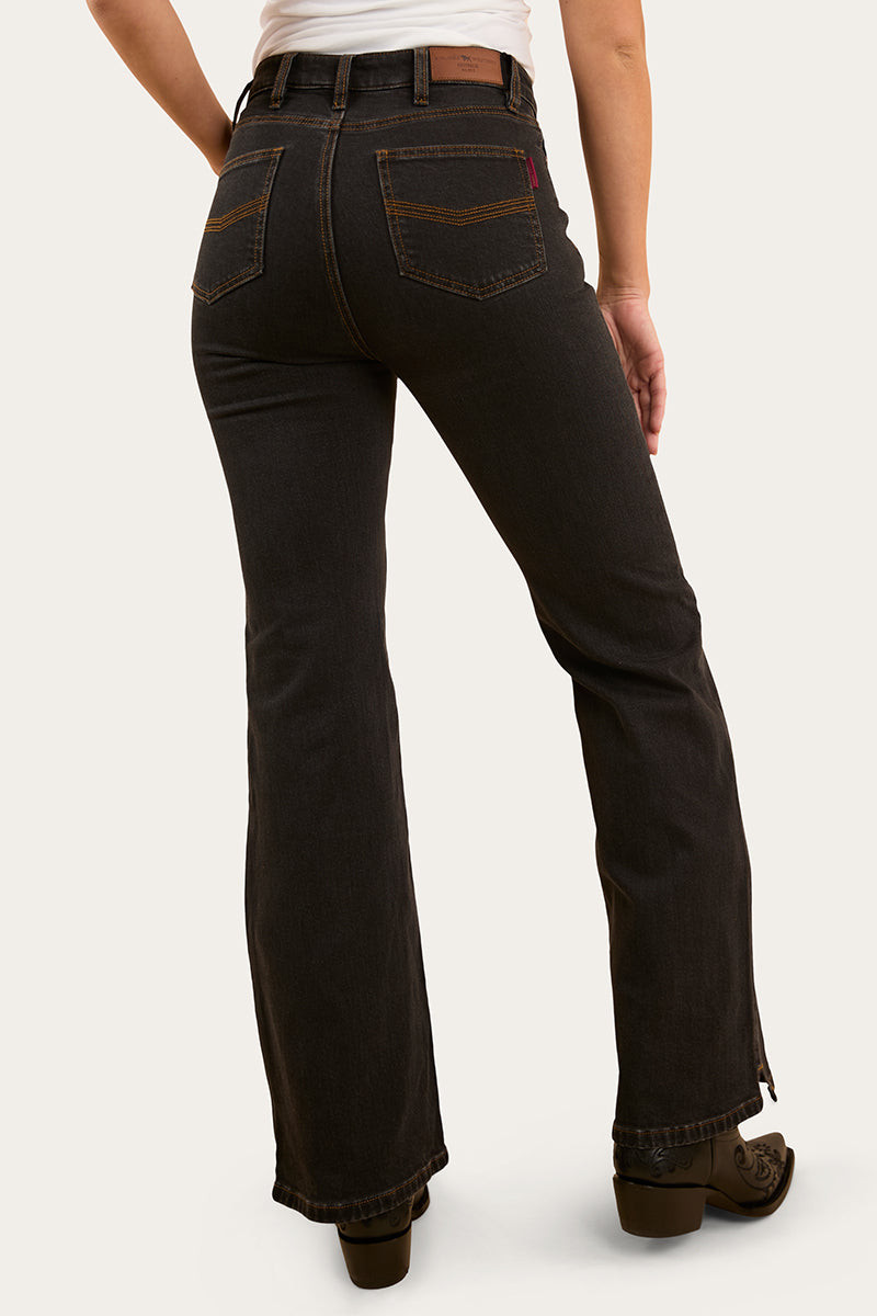 Betsy Womens High Rise Bootleg Jean - Black – Ringers Western