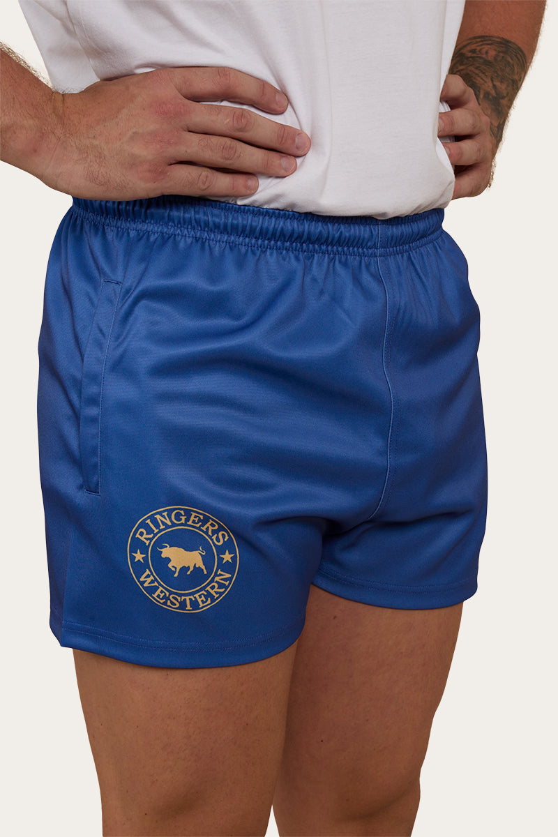 Ringers Footy Short - Blue – Ringers Western
