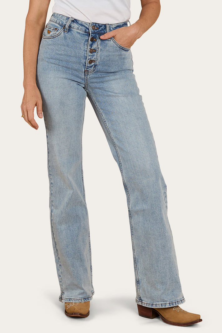 Betsy Womens High-Rise Bootleg Jeans - Light Blue – Ringers Western