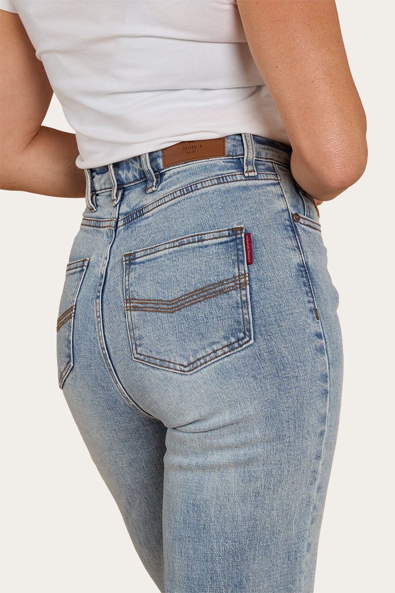 Betsy Womens High-Rise Bootleg Jeans - Light Blue – Ringers Western