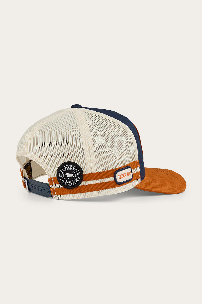 Big Rig Trucker Cap - Navy / Burnt Orange – Ringers Western