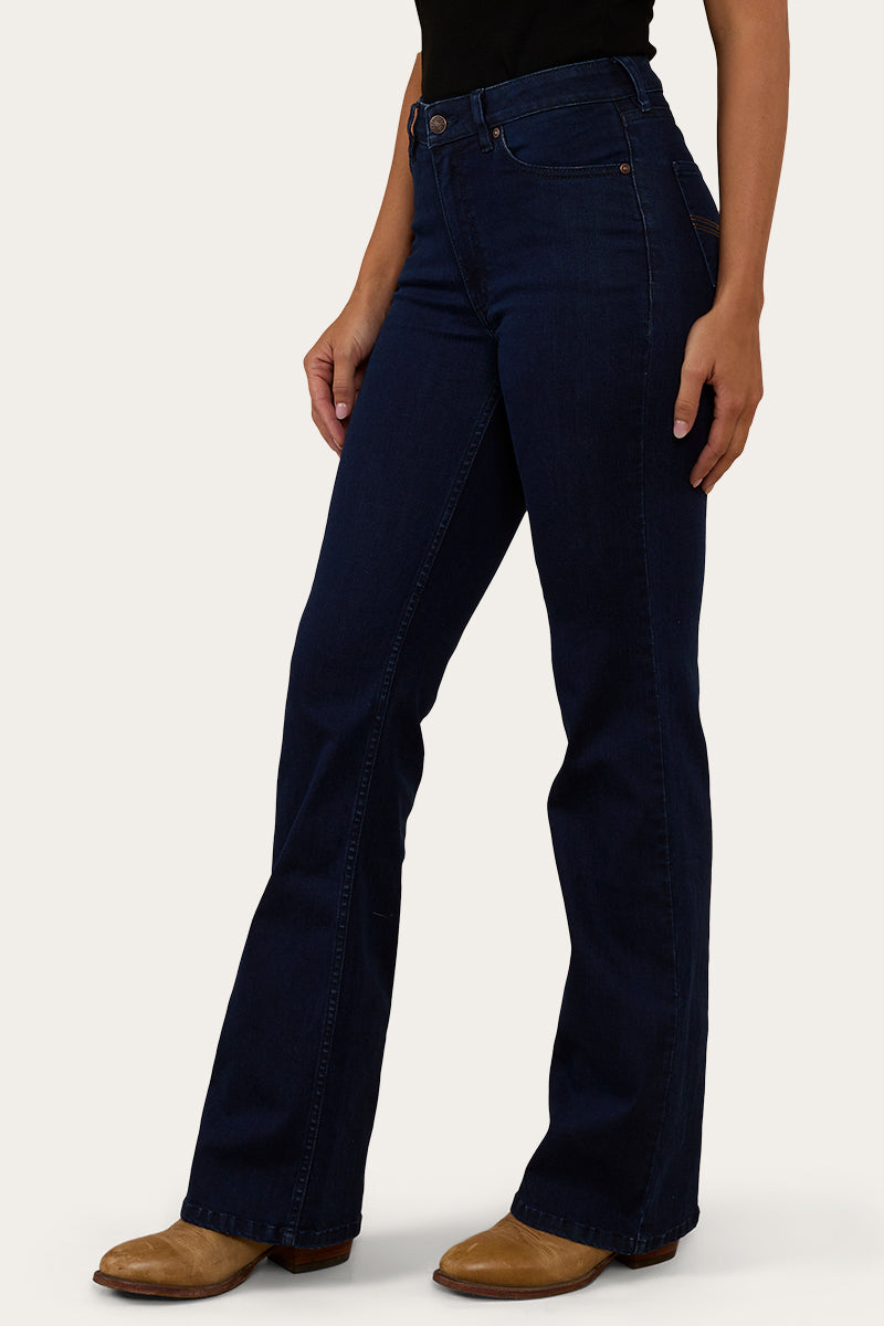 Indi Womens High-Rise Bootleg Jeans - Indigo Blue – Ringers Western