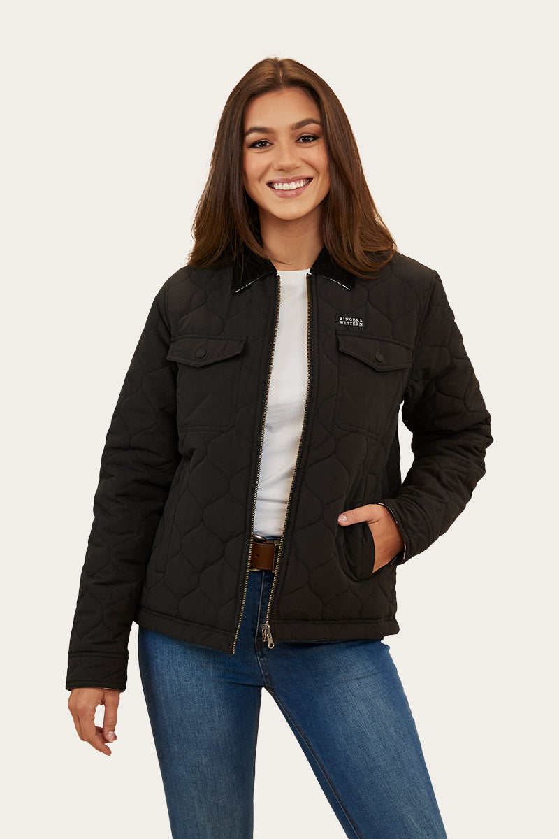 Stella Womens Reversible Jacket - Black – Ringers Western
