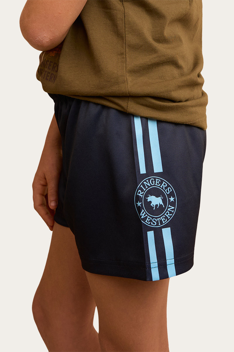 Ringers Kids Footy Shorts - Navy – Ringers Western