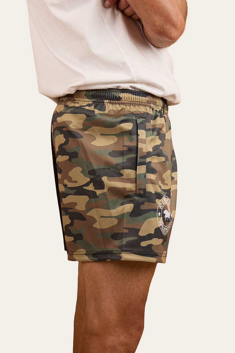 Camo Footy Shorts - Black / Camo – Ringers Western