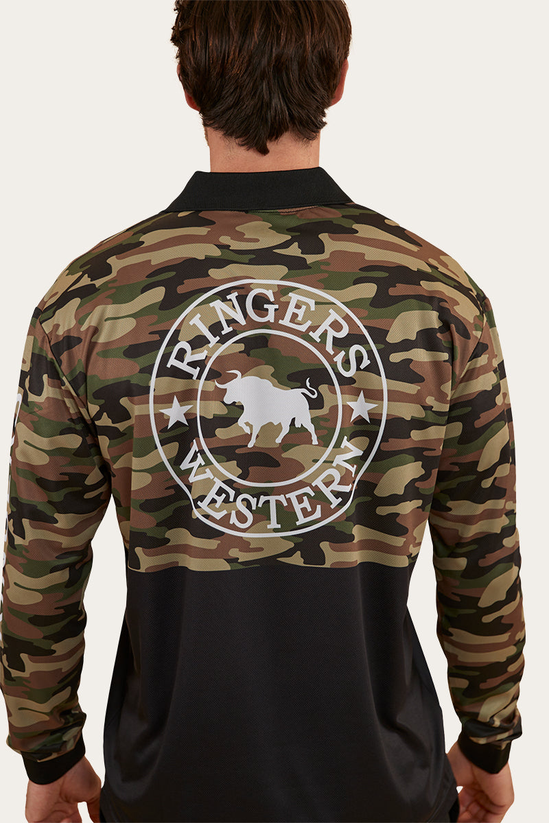 Halls Creek Unisex Fishing Jersey - Camo – Ringers Western