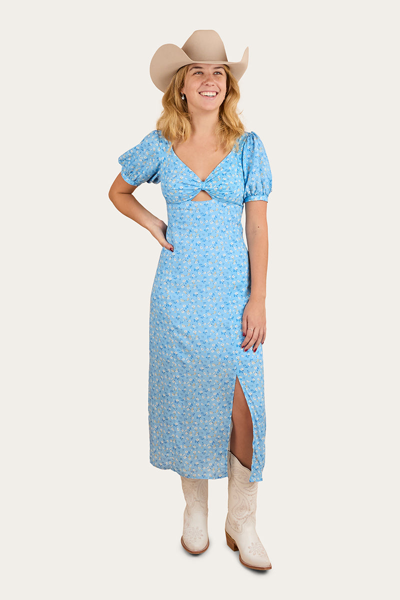 Evelyn Womens Midi Dress - Blue – Ringers Western