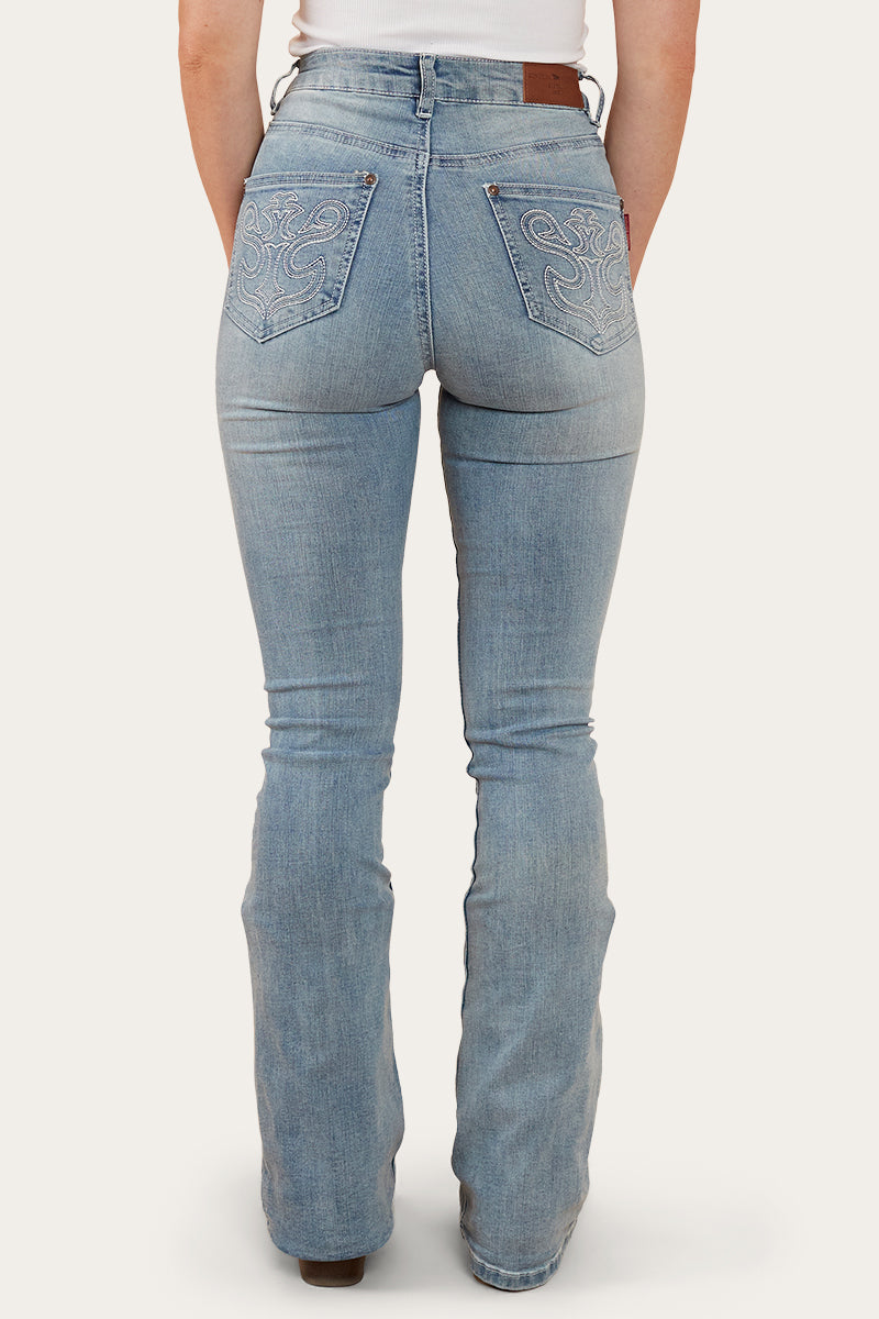 Penny Rodeo Womens High-Rise Bootleg Jeans - Light Blue – Ringers Western