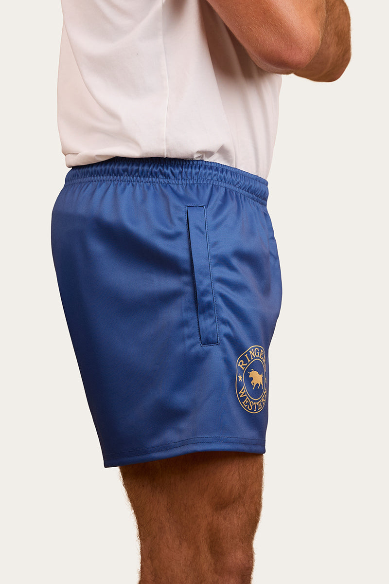 Ringers Footy Shorts - Blue – Ringers Western