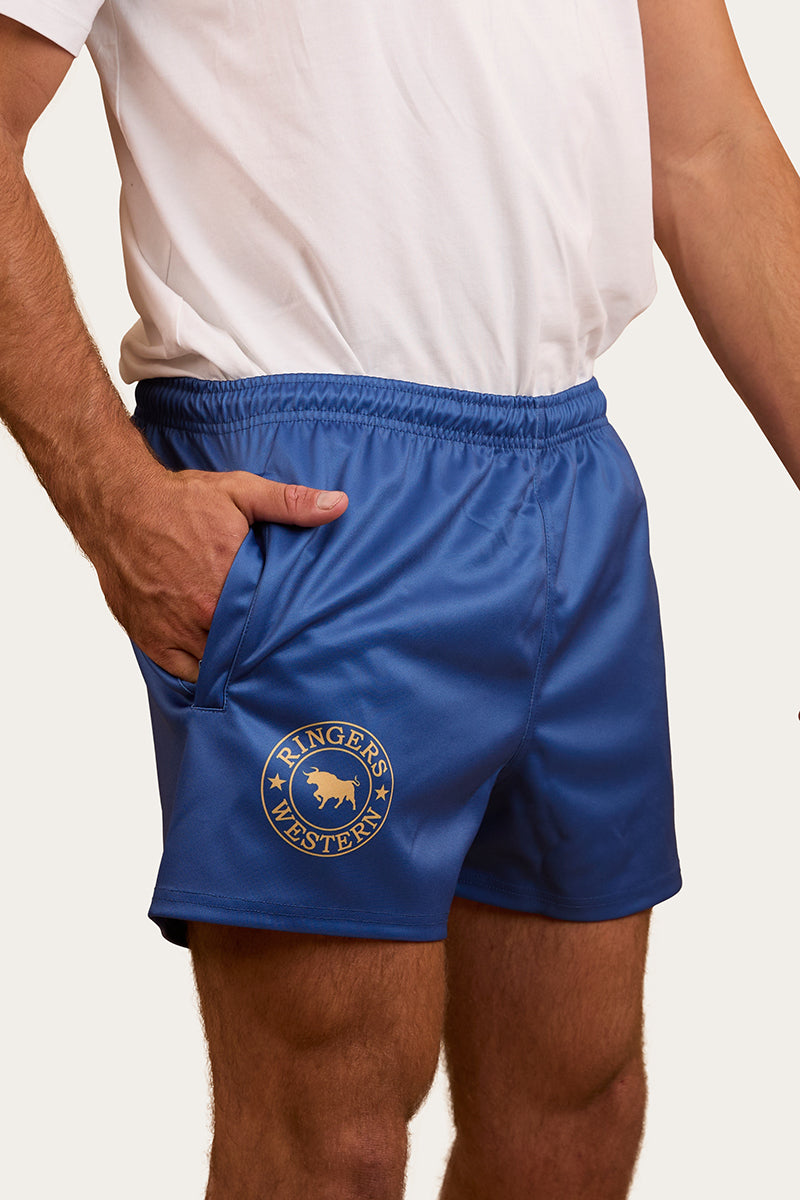 Ringers Footy Shorts - Blue – Ringers Western