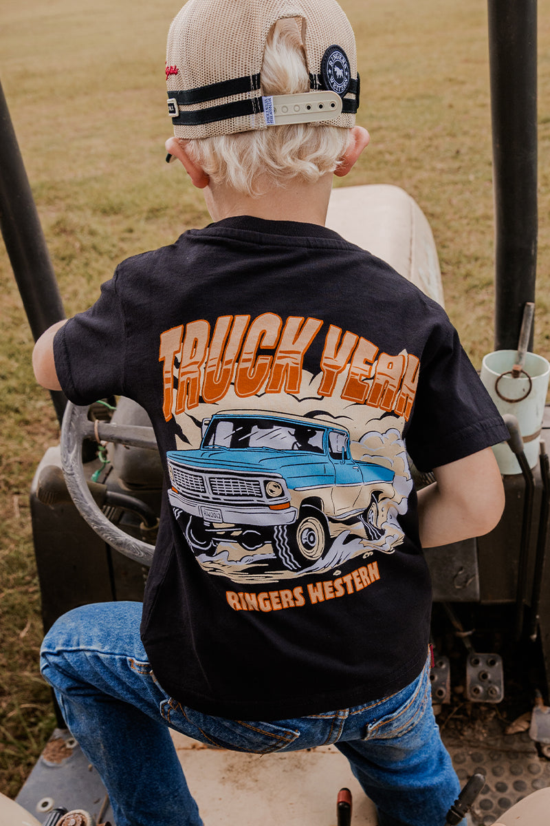 Truck Yeah Boys Classic Fit T-Shirt - Black – Ringers Western